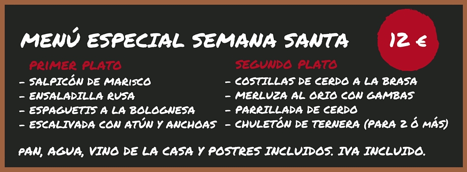 CLUB DE TIRO AL PLATO MONZON MENU ESPECIAL SEMANA SANTA – Club de Tiro ...